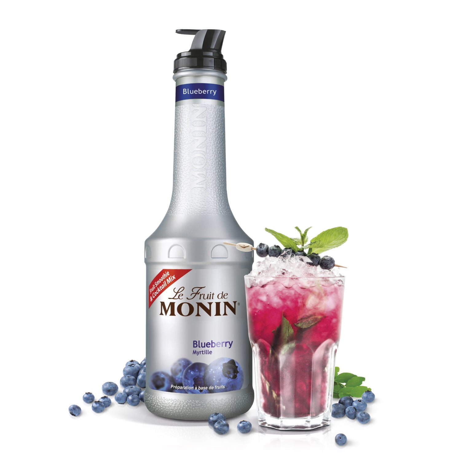 Monin Blueberry Puree mix (Halaal) - Liquid Concepts