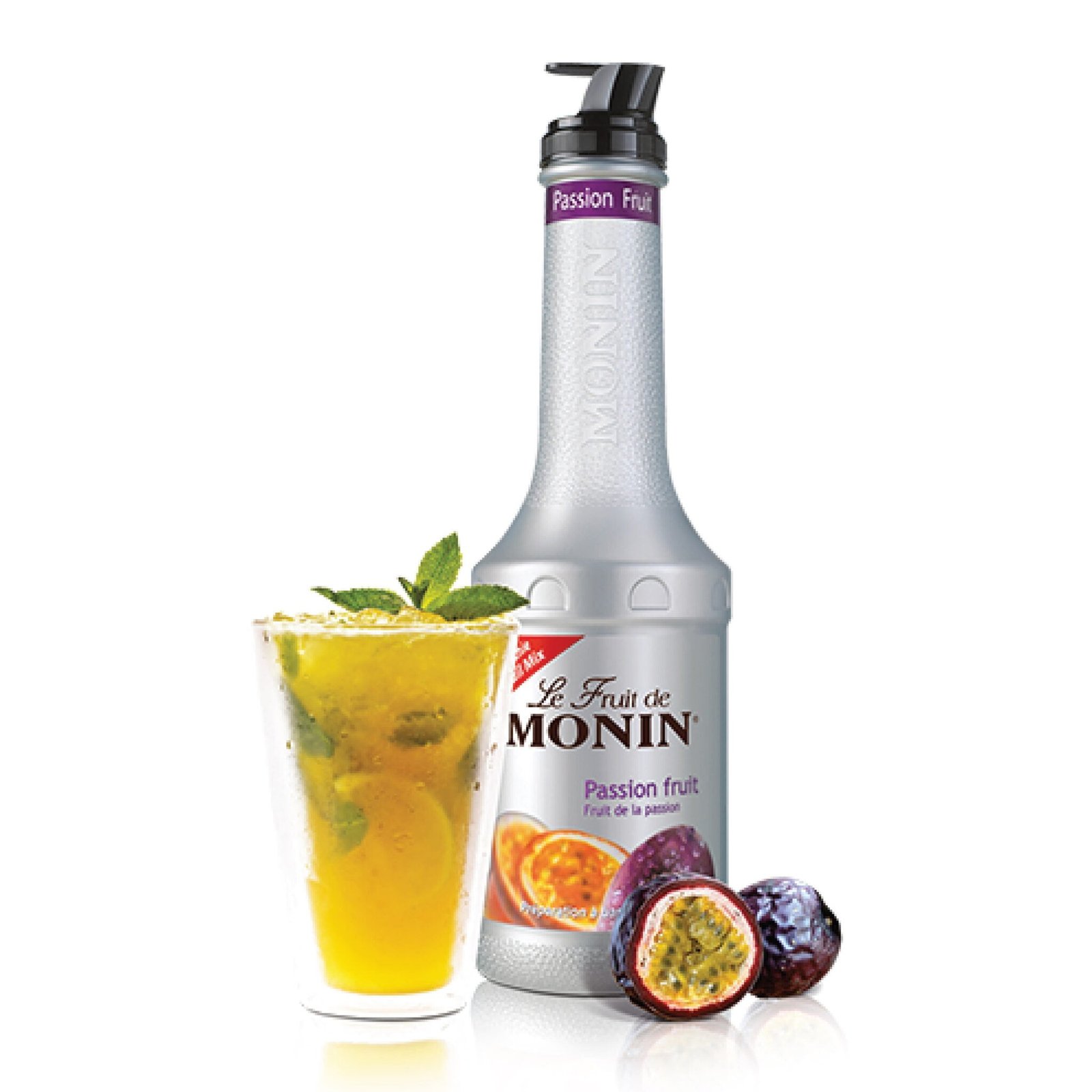 Monin Passion Fruit Puree mix (Halaal) - Liquid Concepts