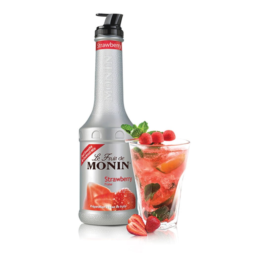 Monin Strawberry Puree mix (Halaal) - Liquid Concepts